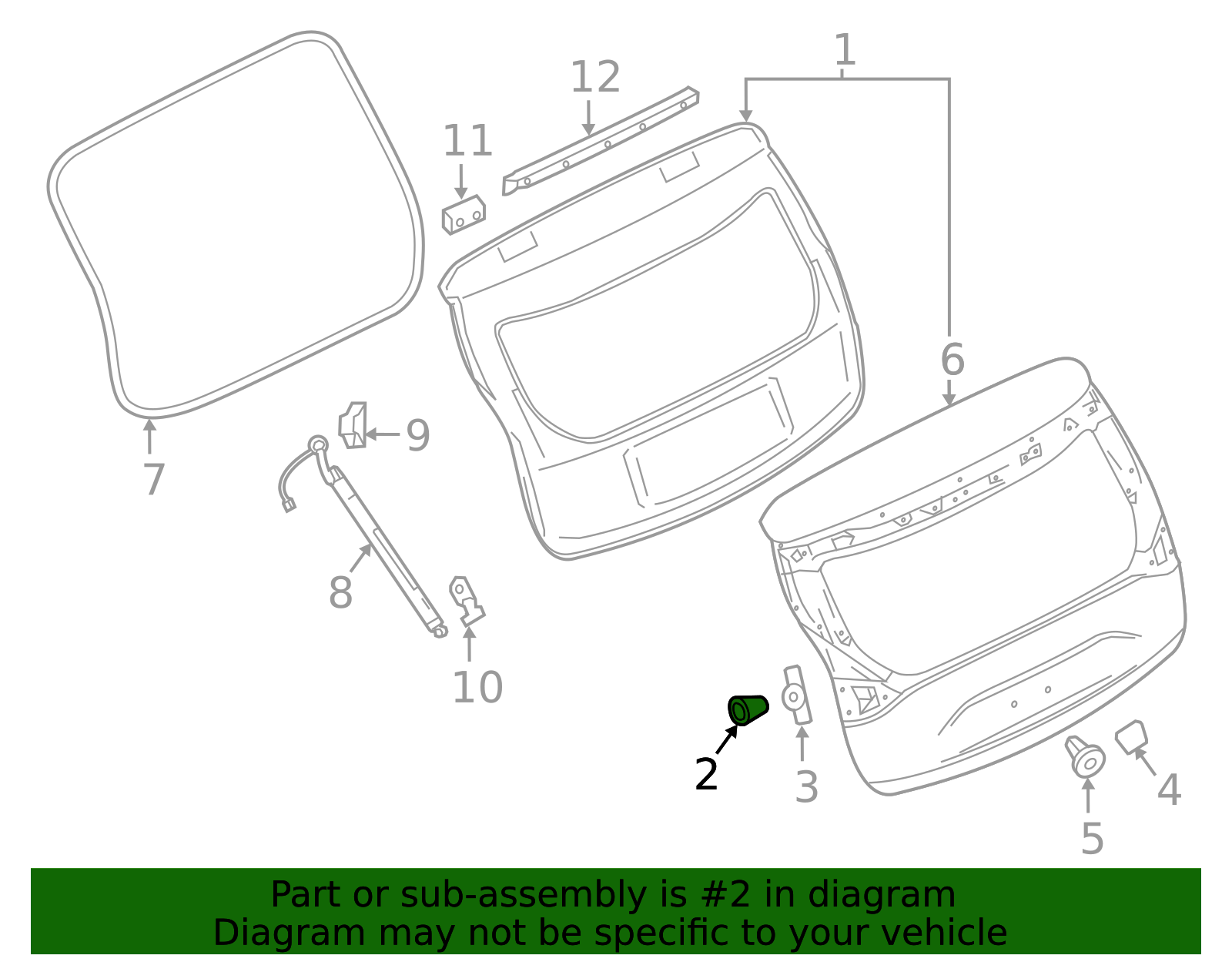 2014-2024 Nissan Lift Gate Bumper 90878-1HL0A | Ziegler Nissan of ...