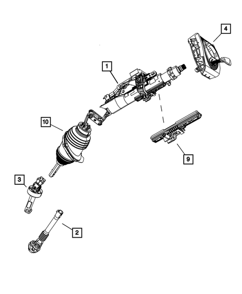 Steering Column for 2005 Chrysler 300 | Mopar Online Parts