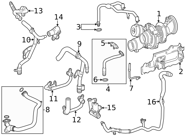 025-997-39-45 - Engine Oil Pump Pickup Tube Gasket 2011-2024 Mercedes ...