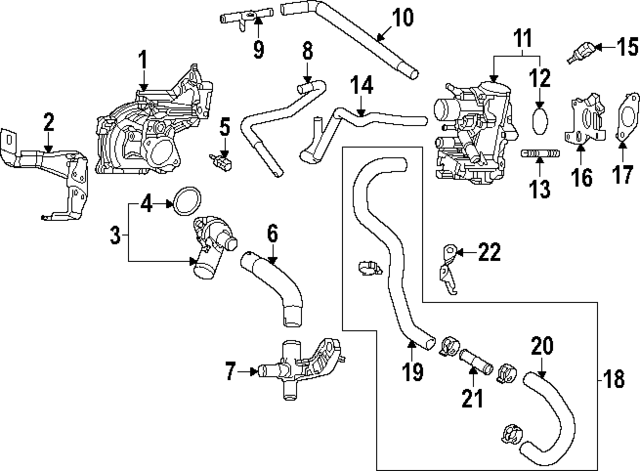 2023-2024 Toyota By-Pass Hose 16264-25050 | OEM Parts Online
