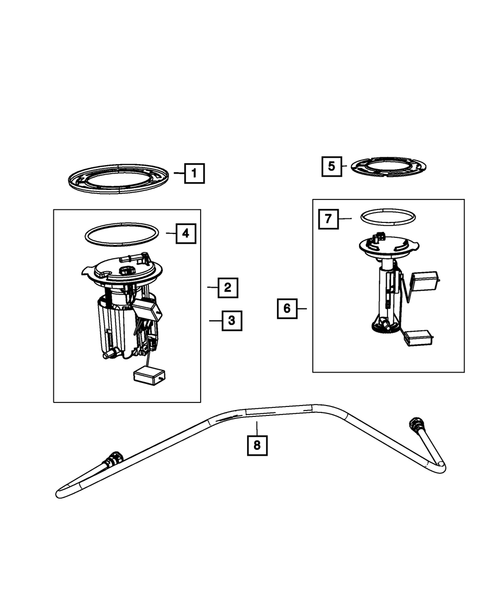 2009-2019 Dodge Journey Fuel Transfer Tube 4766080AC | Mopar OEM Parts ...