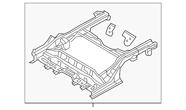 2012-2013 Hyundai Veloster Rear Frame Assembly 65700-2V100 | OEM Parts ...