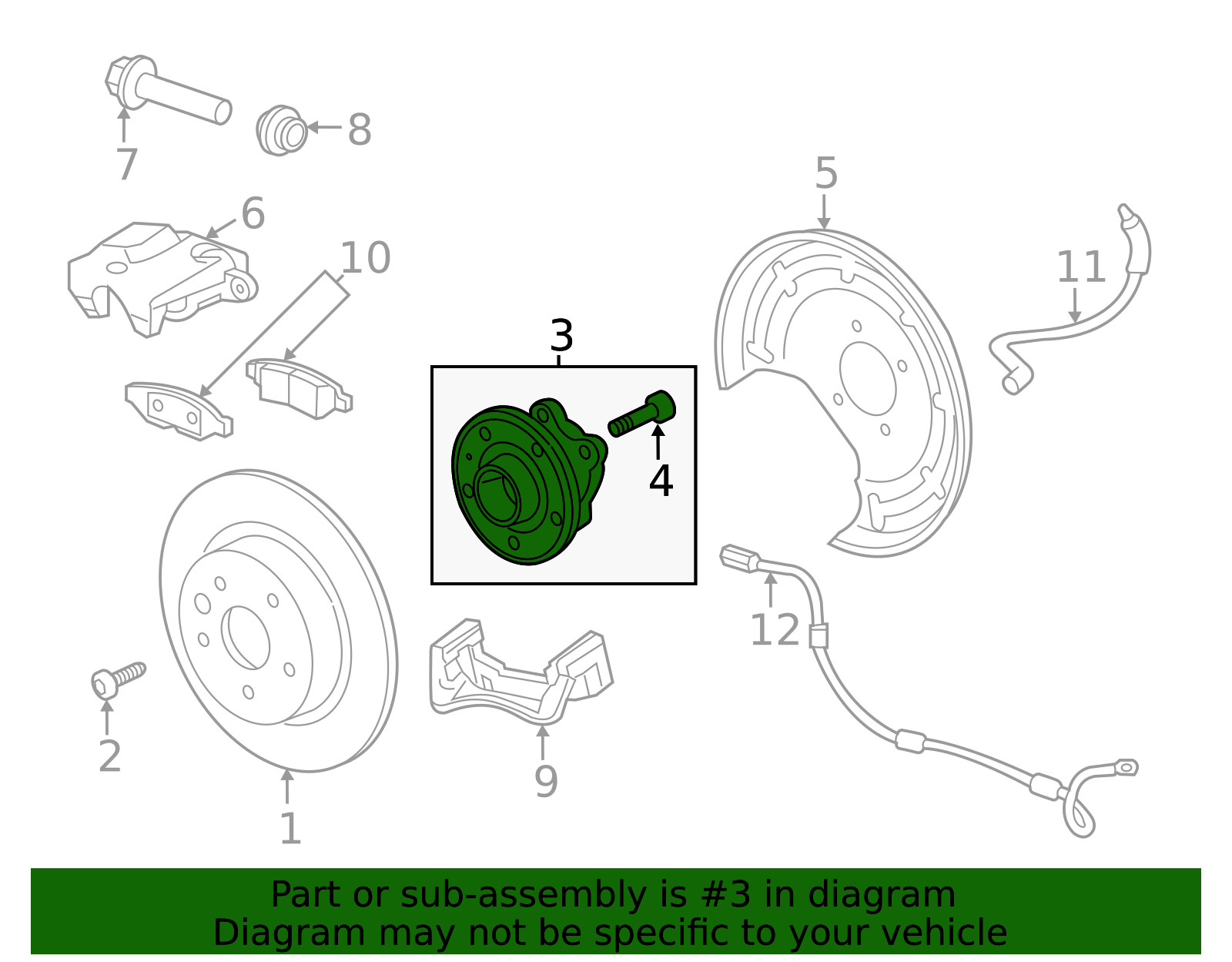 2020-2025 GM Rear Wheel Hub 13546940 | OEM Parts Online
