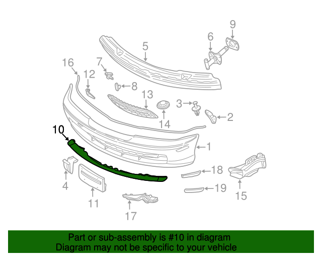 Genuine BMW 51-11-8-225-599 | Spoiler | FREE Shipping on Most Orders ...