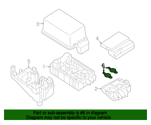 Hyundai - 18980-05931 - Maxi Fuse - 2009-2014 Hyundai | OEM Hyundai ...