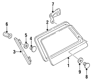 Shop Mazda Weather Stripping Online | OEM Parts Online