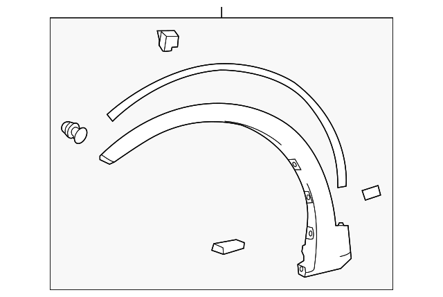 75601-0R030 - Wheel Opening Molding - 2013-2015 Toyota RAV4 | Discount ...
