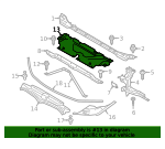 Genuine BMW 51-64-7-422-287 | Upper Panel | FREE Shipping on Most ...