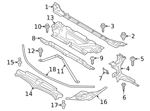 Genuine BMW 51-64-7-422-294 | Outer Support | FREE Shipping on Most ...
