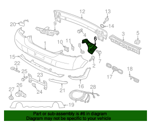 31265649 - Outer Bracket - 2010-2013 Volvo C30 | Volvo OEM Parts Direct
