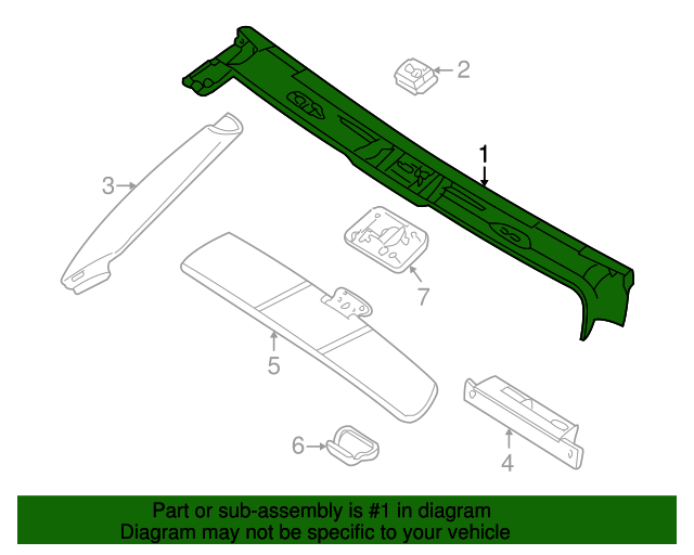 51448234344 - 2000-2003 BMW Z8 Header Cover (51-44-8-234-344) | BMW of ...