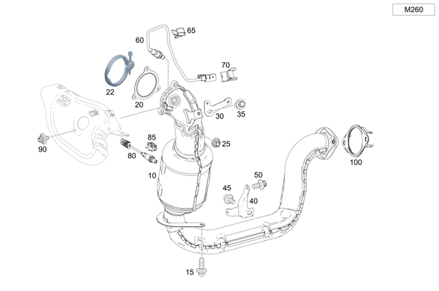 177-490-48-03 - Exhaust System 2014-2025 Mercedes-Benz CLA250 ... 177-490-48-03 - Exhaust System 2014-2025 Mercedes-Benz CLA250 ...