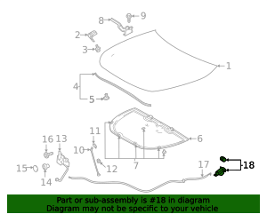 53601-02040-C0 - Hood Release Handle 2020-2024 Toyota | AutoNation Parts