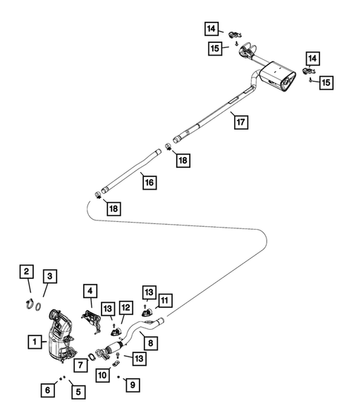 Exhaust System for 2018 Jeep Compass | Mopar eStore