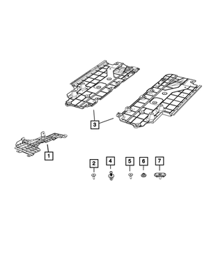 2015-2022 Ram ProMaster City Accessory Drive Shield 68347205AA ...