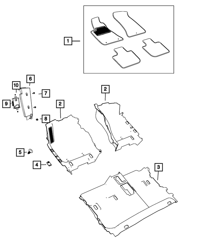2004-2023 Mopar Screw, Mounting 6507872AA | Mopar Estores