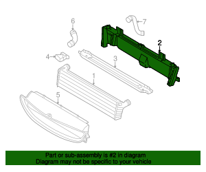 2005-2012 Porsche Radiator Mount Bracket 997-504-487-00 | OEM Parts Online