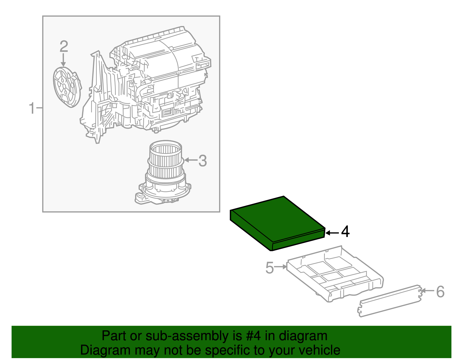 2018-2024 Toyota Cabin Air Filter 87139-0E040 | National Parts Direct