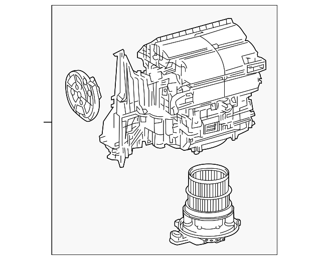 2018-2025 Toyota Blower Assembly 87130-06410 | Toyota San Diego Parts