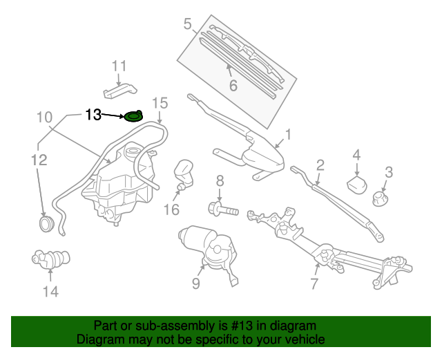 2004-2009 Toyota Prius Reservoir Cap 85316-12221 | Toyota Parts Center