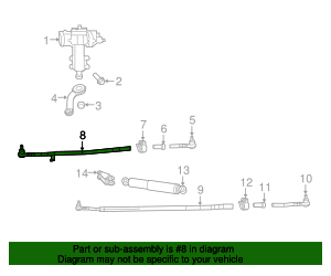 2018-2021 Jeep Center Link 68522992AA | TascaParts.com