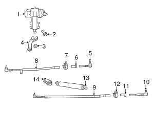 2018-2021 Jeep Steering Damper 68251580AF | TascaParts.com