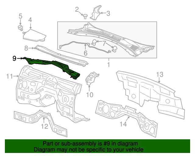 2016-2023 Chevrolet Camaro Plenum Front Panel 84261404 | Karl Kustoms ...