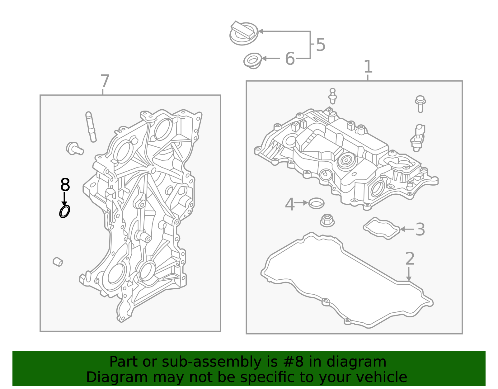 21421-2M000 - Front Crank Seal 2020-2025 Kia | Kia.Parts
