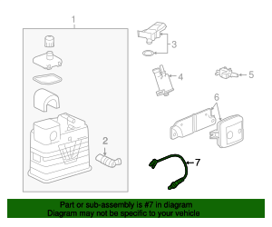 2011-2017 GM Heated Oxygen Sensor 12640115 | Hadwin-White Parts