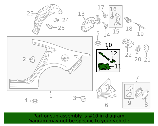 2014-2021 Mazda 6 Tail Lamp Pocket GHK1-71-440 | OEM Parts Online