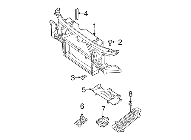 50842-7S000 | Nissan Cover-Engine Under R - Genuine OEM | 508427S000 ...