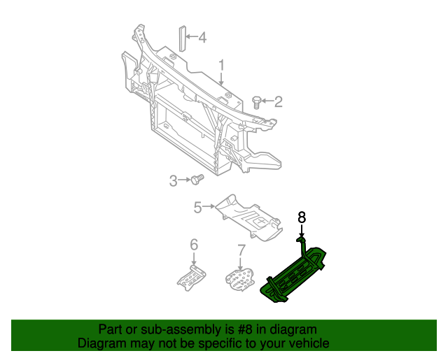 2004-2015 Nissan TITAN Tank Shield 50890-7S200 | Schomp Nissan