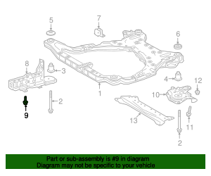 90119-A0452 - Bumper Cover Reinforcement Beam Bolt - 2007-2023 Toyota ...