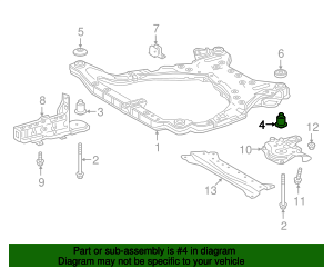 52215-06170 - Cross-Member Bushing - 2018-2021 Toyota | OEM Genuine ...