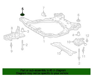 2018-2023 Toyota Engine Cradle Stopper 52213-06170 | Toyota Parts Center