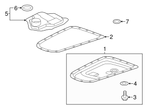 2015-2020 Mitsubishi Pan Gasket 2705A049 | Auto Parts