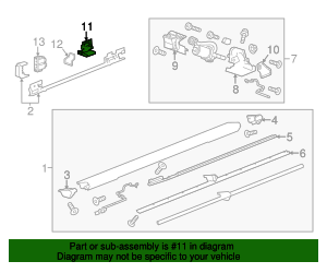 2015-2020 GM Driver Side Assist Step Rear Bracket 22935837 GM ...