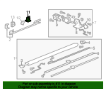 2015-2020 GM Passenger Side Assist Step Rear Bracket 22935839 GM ...