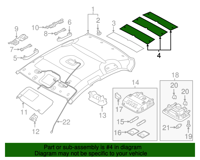 84176-3X000 - Insulator Pad 2011-2022 Hyundai | AutoNationParts.com