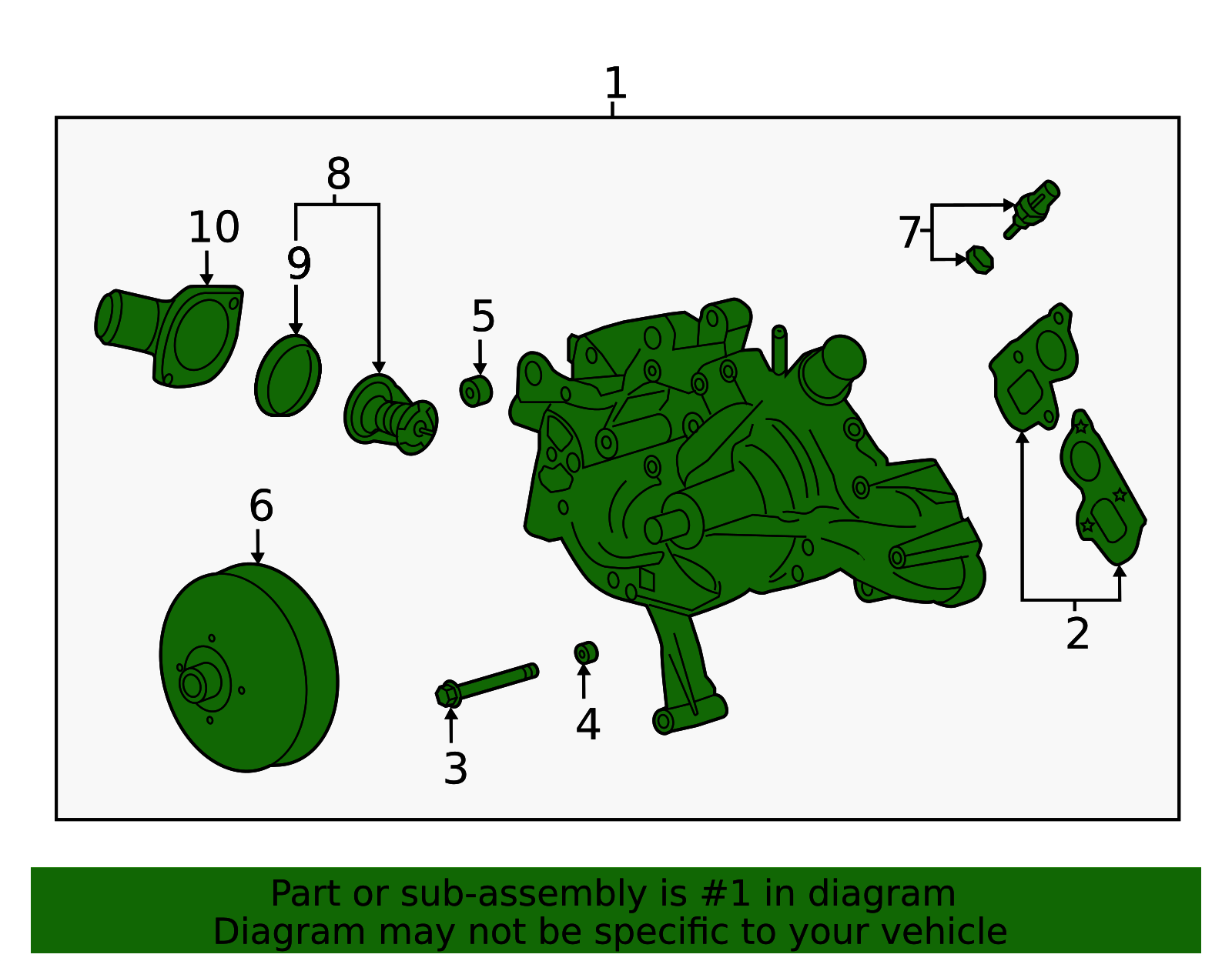 2018-2025 GM Water Pump Assembly 12717097 | NewGMParts.com