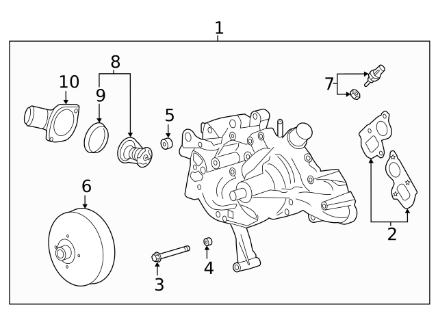 12717097 - Water Pump AutoNationParts.com