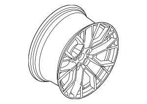 36118090796 - 2020-2023 BMW X5 Wheel, Alloy (36-11-8-090-796) | BMW of ...