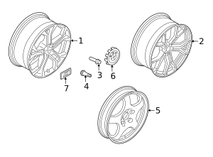 Genuine BMW 36-11-8-071-998 | 21" Style 741M Y-Spoke Light Alloy Wheel ...