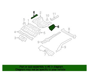 2009-2011 Hyundai Azera Side Panel 65541-3L000 | QuirkParts