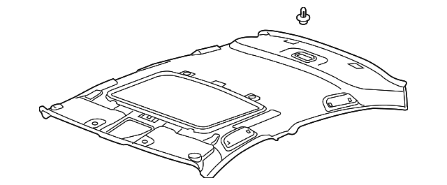 83200-TP6-A31ZB - Lining Assembly, Roof *NH686L* (Sunroof) (Warm Gray ...