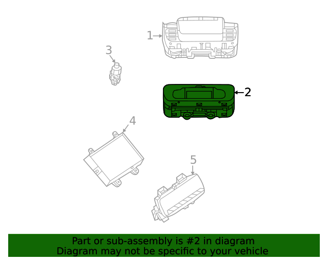 167-905-49-02 - Combination Switch 2021-2023 Mercedes-Benz GLE 53 AMG ...