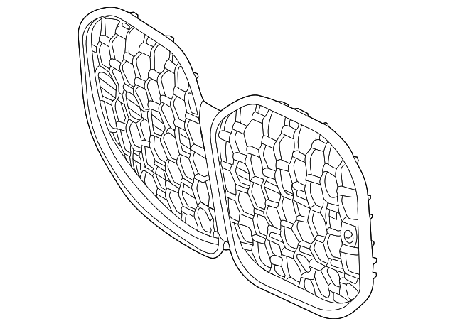 2021-2024 BMW | Upper Grille | 51138078548 | BMW OEM Parts Store