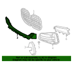 Genuine BMW 51-11-8-077-358 | Lower Grille | FREE Shipping on Most ...