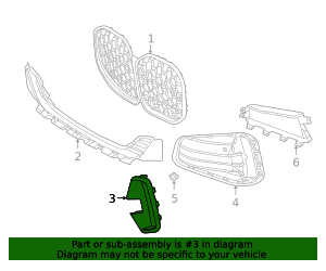 Genuine BMW 51-11-8-078-411 | Opening Trim | FREE Shipping on Most ...