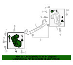 2019 Mazda 3 Splash Shield - Driver's Side (LH) BCKN-50-350 ...